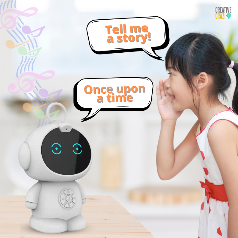 CreativeCrazi™ AI Smart Robot - WiFi Voice Chat & Interactive STEM Toy