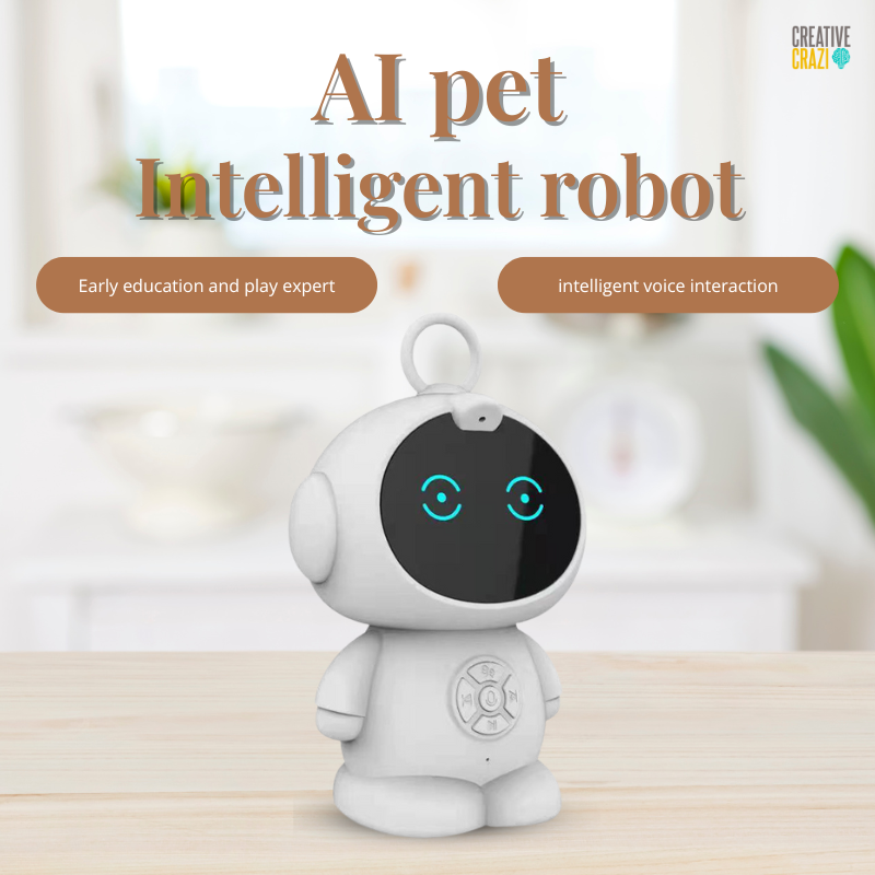 CreativeCrazi™ AI Smart Robot - WiFi Voice Chat & Interactive STEM Toy